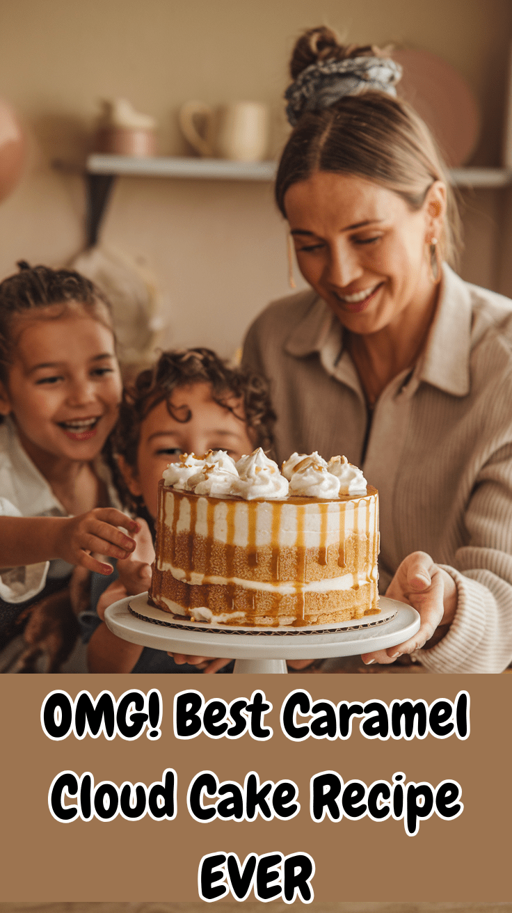 Fluffy Caramel Cloud Cake That's So Good! - Yum Dinner